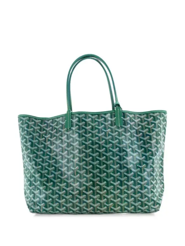 Goyard Saint Louis Coated Canvas Pm Tote Bag - Green
