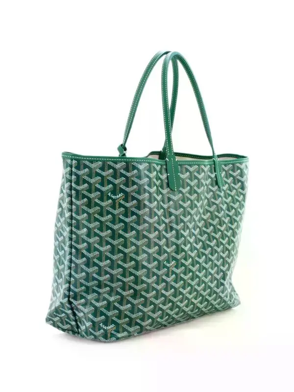 Goyard Saint Louis Coated Canvas Pm Tote Bag - Green