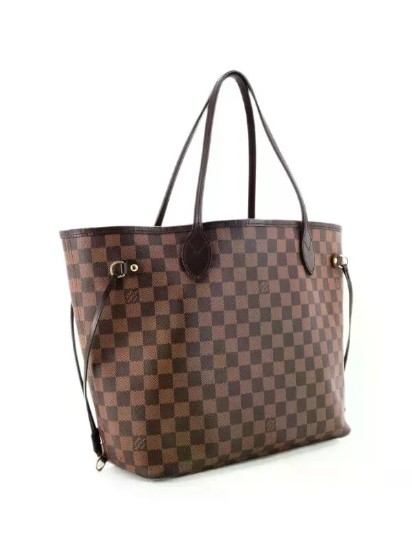 LOUIS VUITTON Neverfull Nm Damier Mm Tote Bag - Brown