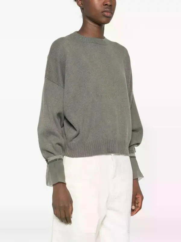 Brunello Cucinelli Monili-embellished Sweater