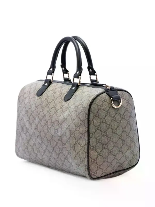 Gucci Gg Supreme Italian Flag Joy Boston Bag - Neutrals