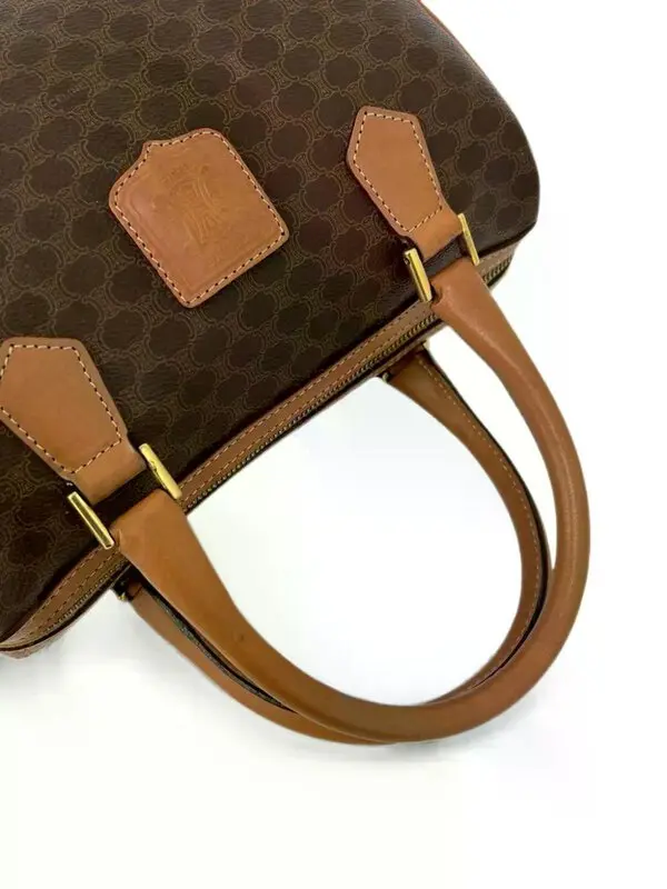 Celine 2013 Macadam Coated Canvas Satchel