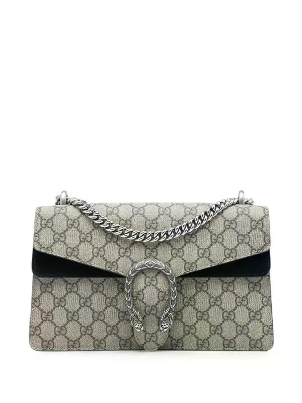 Gucci 2016-2026 Medium Gg Supreme Dionysus Shoulder Bag - Neutrals