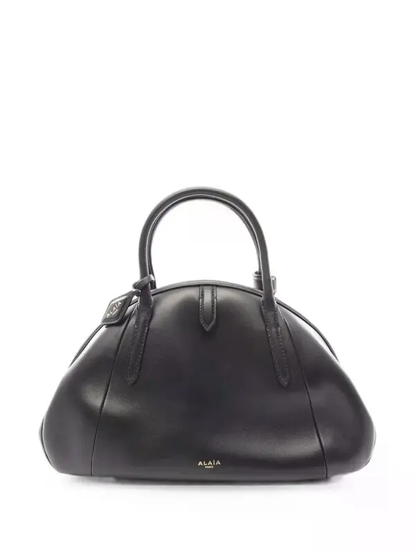 Alaïa Perth Leather Tote Bag - Black