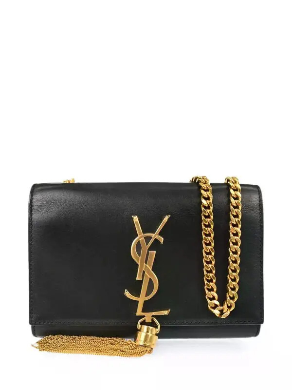 Saint Laurent 2010-2020s Kate Tassel-detail Cross Body Bag - Black