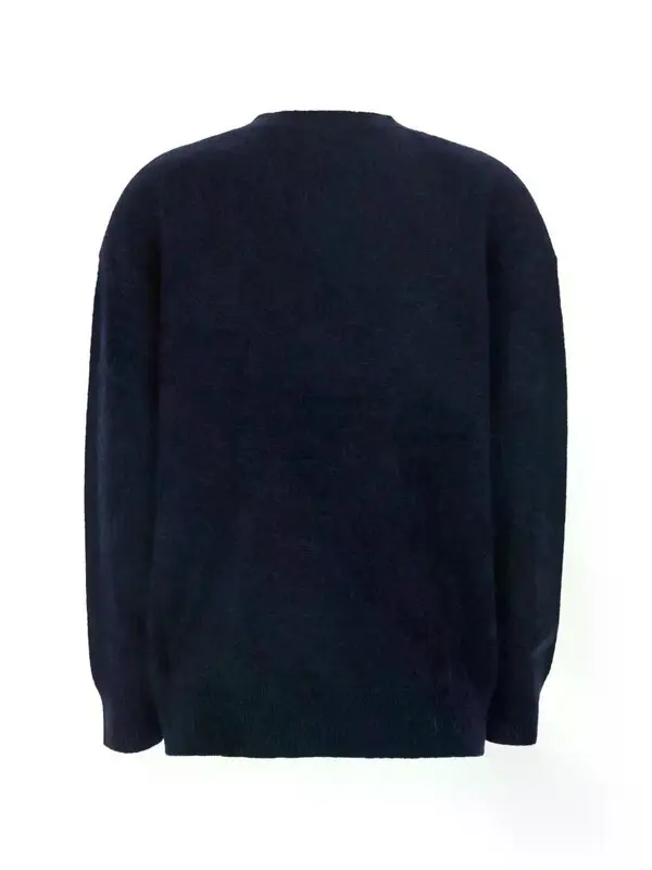 Max Mara Scarf-detail Knitted Sweater