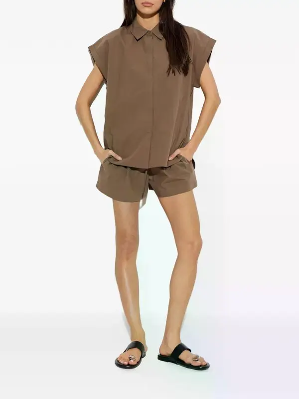 Matteau Drawstring-waist Relaxed Cotton Shorts