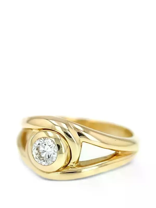 Cartier 18 Karat Yellow Diamond Ring