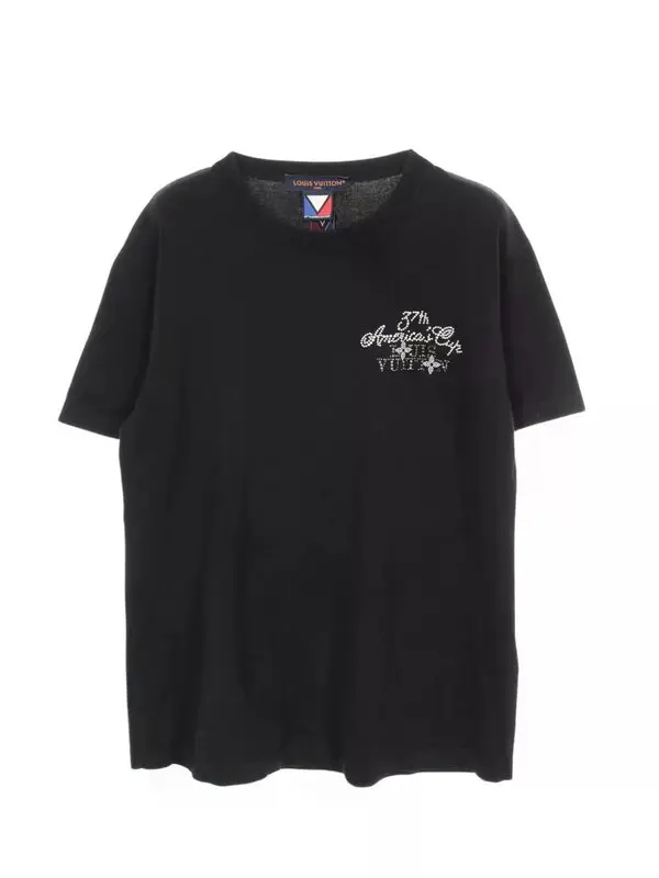 LOUIS VUITTON 2010s America's Cup Embellished T-shirt