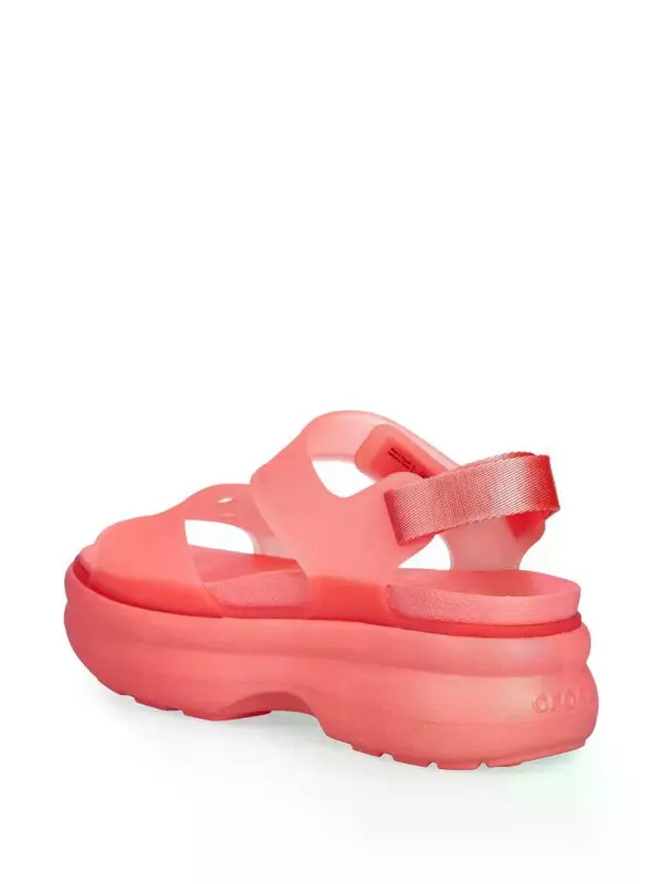 CROCS Platform Sandals With Perforated Detailing