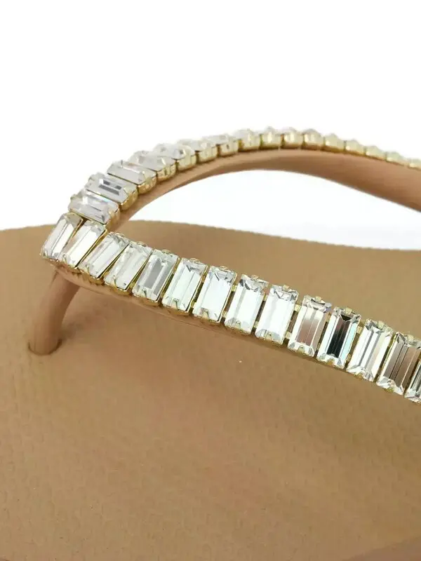 Mystique Oxnard Crystal-embellished Flip Flops