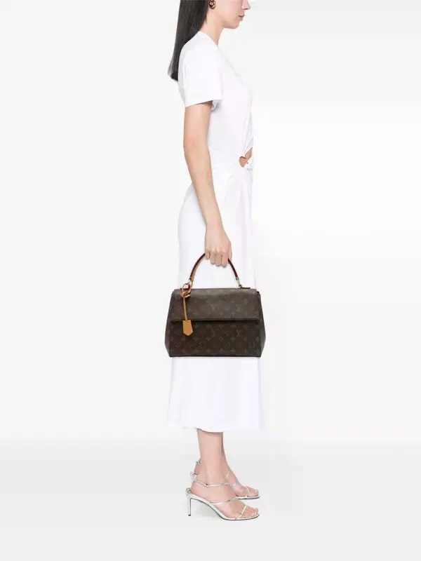 LOUIS VUITTON 2016 Monogram Cluny Mm Satchel