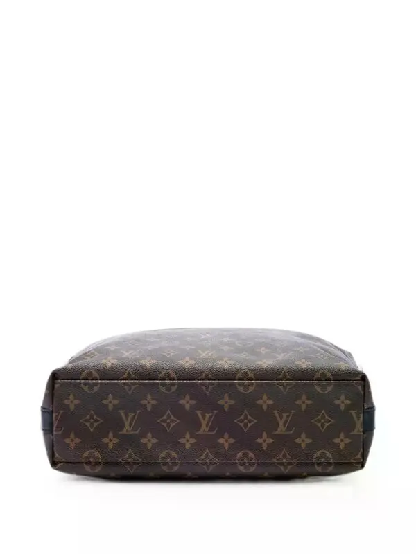 LOUIS VUITTON 2014 Monogram Macassar Kitan Satchel