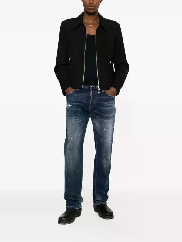 Dsquared2 Paint-splatter Distressed Jeans
