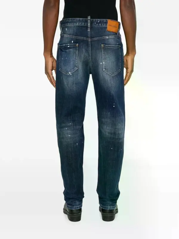 Dsquared2 Paint-splatter Distressed Jeans