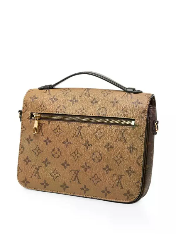 LOUIS VUITTON 2020 Monogram Reverse Pochette Metis Satchel