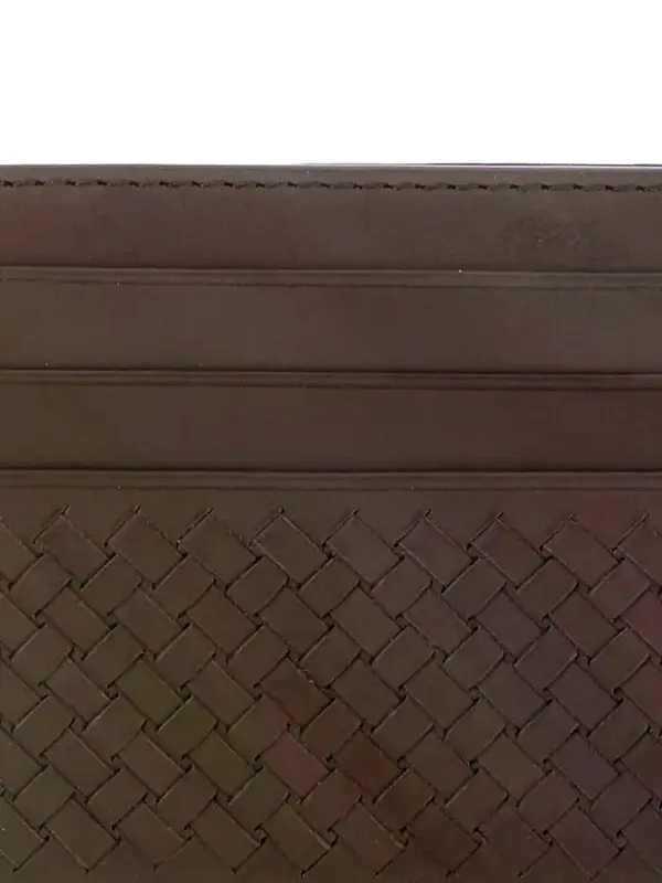 Dragon Diffusion Woven Leather Card Holder