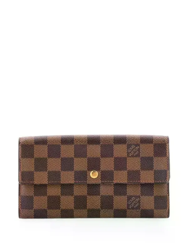 LOUIS VUITTON Sarah Wallet Damier Compact Small Wallets