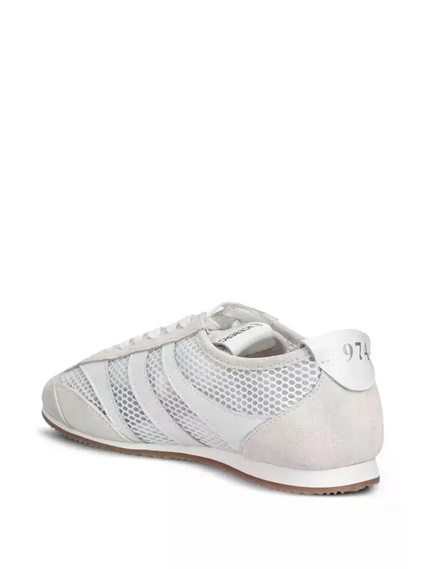 Iceberg Snoot Mesh-panelled Suede Sneakers