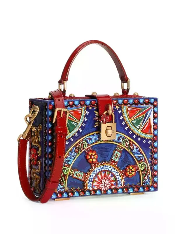 Dolce & Gabbana Dolce Box Handbag In Carretto Resin