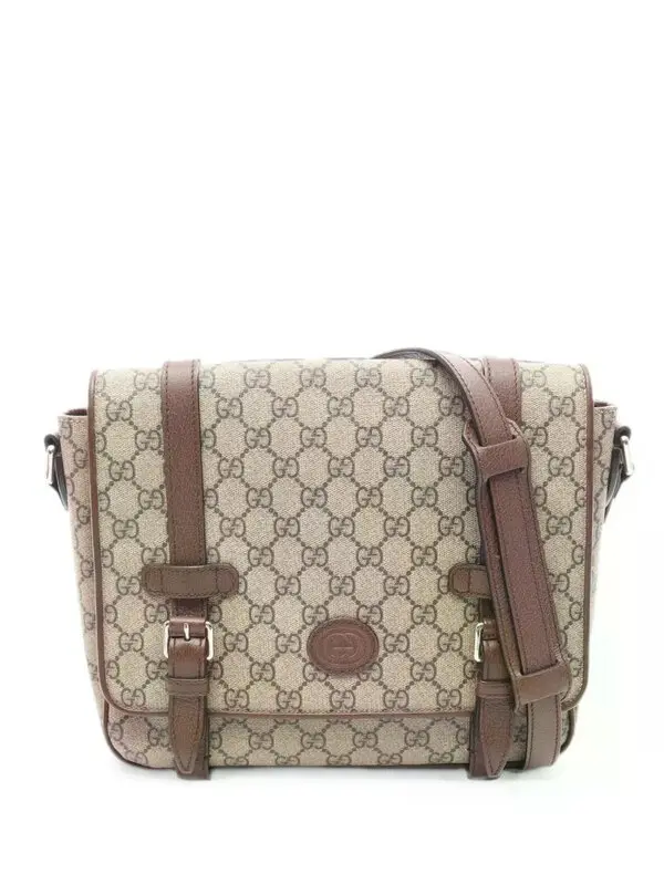 Gucci 2010s Gg Supreme Messenger Bag - Neutrals