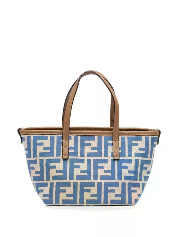 Fendi 2010-2026 Mini Zucca Jacquard Roll Satchel