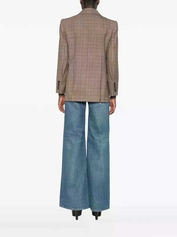 Chloé Double-breasted Check Jacket