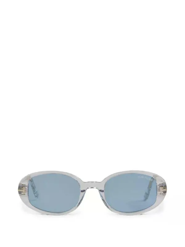 TOM FORD Iggy Oval-frame Sunglasses - Grey