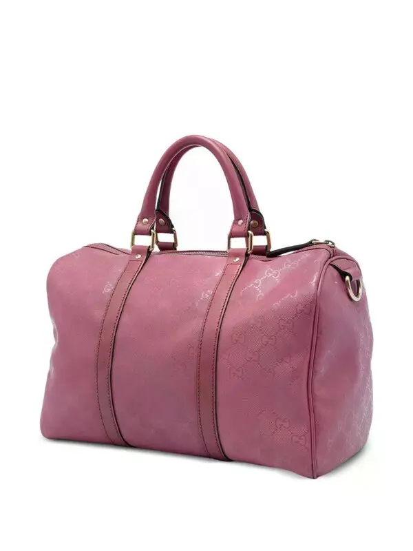 Gucci Medium Gg Imprimé Joy Boston Bag - Pink