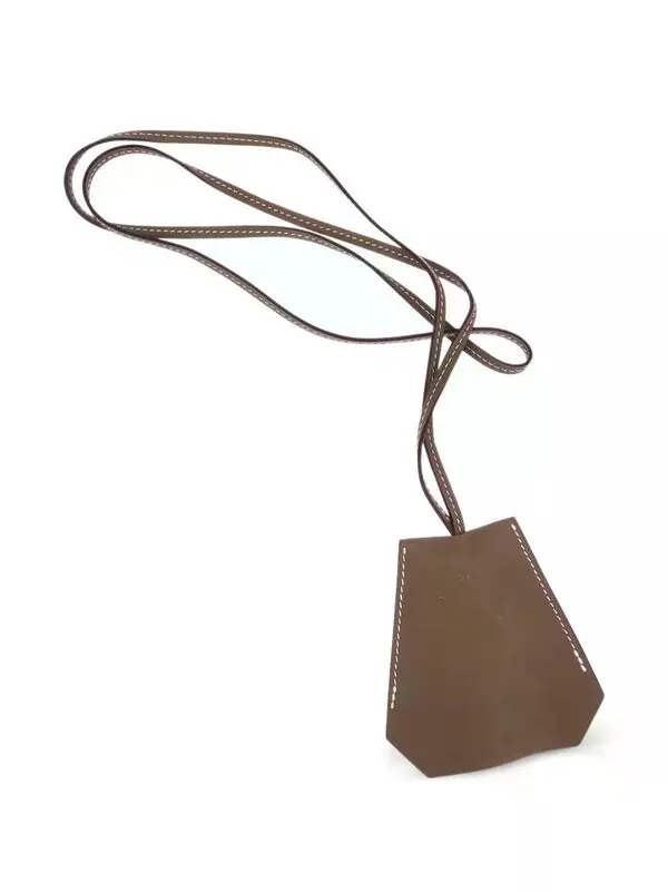Hermès 2018 Clochette Logo-detail Necklace - Silver