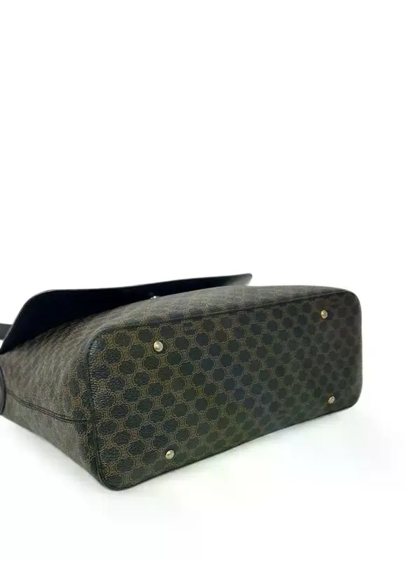 Celine 1998 Macadam Coated Canvas Shoulder Bag