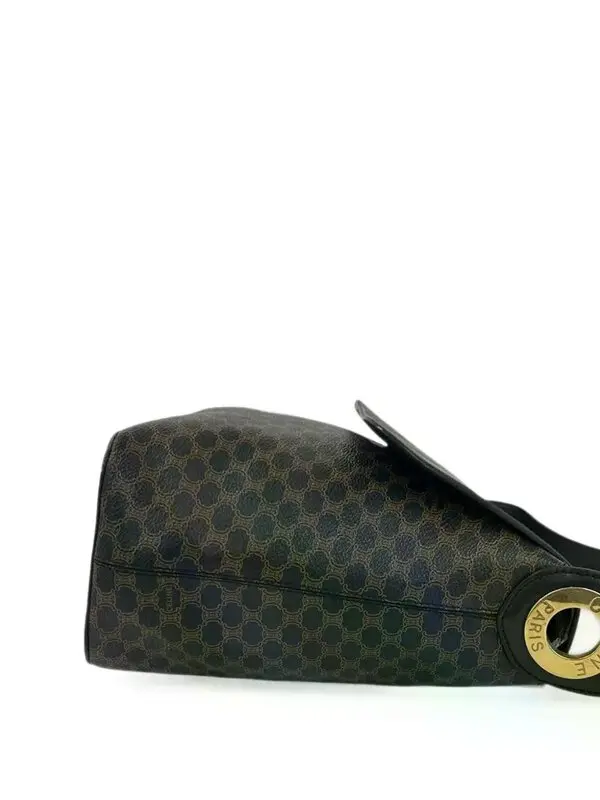 Celine 1998 Macadam Coated Canvas Shoulder Bag