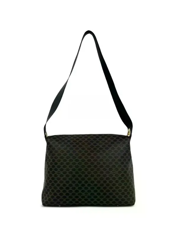 Celine 1998 Macadam Coated Canvas Shoulder Bag