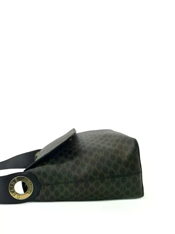 Celine 1998 Macadam Coated Canvas Shoulder Bag