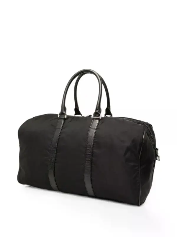 Prada 2000-2013 Saffiano Trimmed Tessuto Travel Bag
