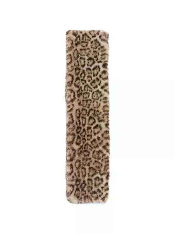 Apparis Leopard-print Scarf - Neutrals