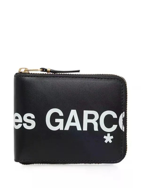 Comme Des Garçons Logo Leather Wallet