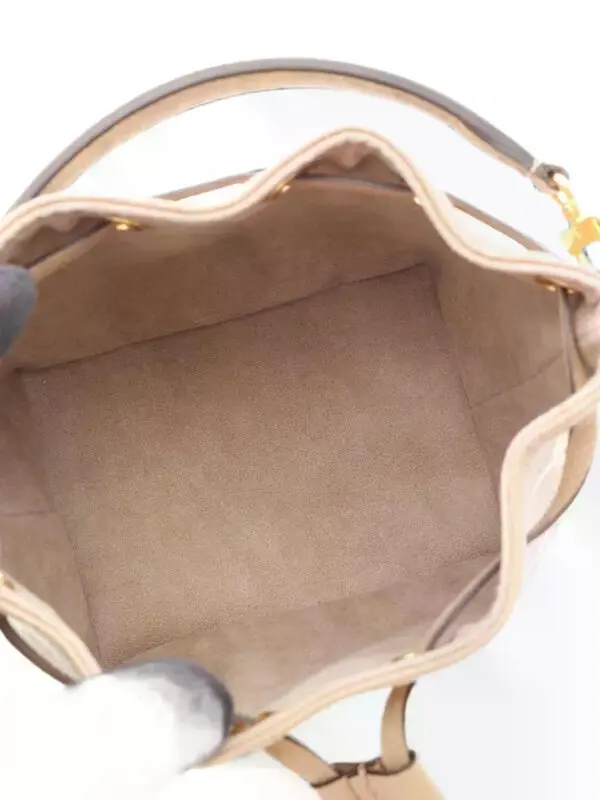 LOUIS VUITTON 2010s Nano Noé Monogram Empreinte Bucket Bag