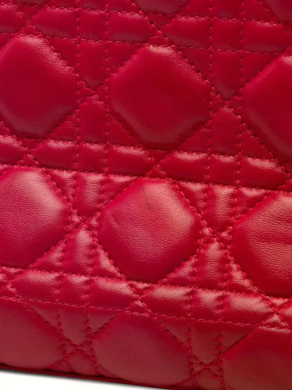 Dior Lambskin Cannage Lady Satchel - Pink