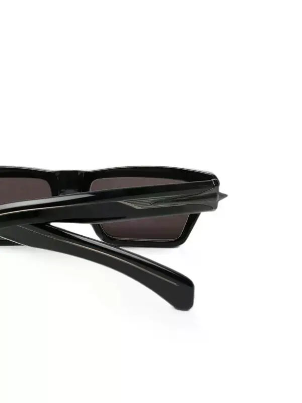 JACQUES MARIE MAGE Melchior Geometric-frame Sunglasses - Black
