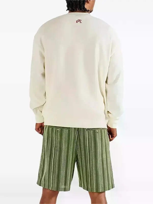 MALBON Trinity Logo-embroidered Crew Neck Sweater