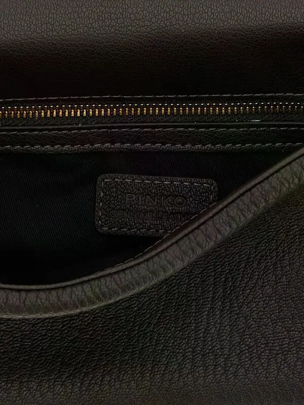 Pinko Love Bag Leather Crossbody Bag
