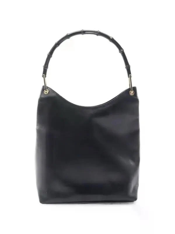 Gucci 2000s Bamboo Shoulder Bag - Black
