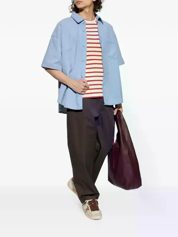 American Vintage Short-sleeve Denim Shirt