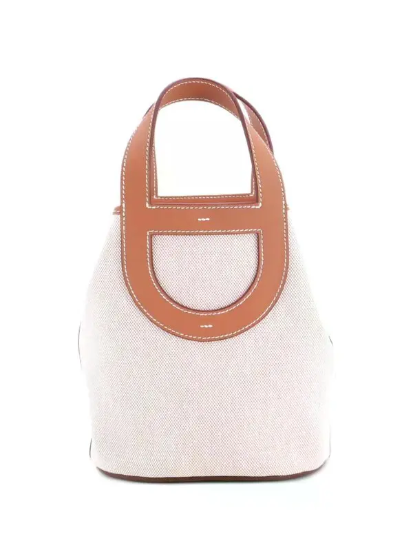 Hermès In-the-loop Bag Clemence With Swift 18 Bucket Bag - Brown