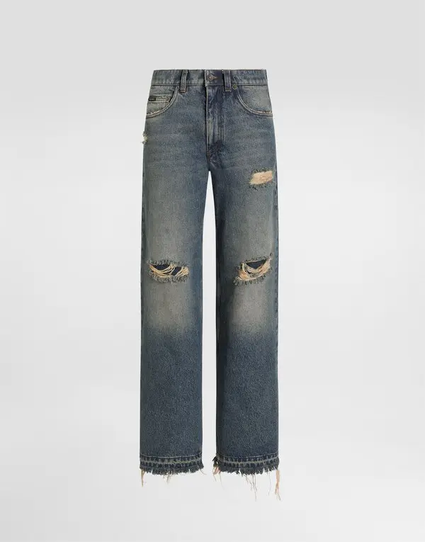 Dolce & Gabbana 5-pocket Denim Trousers Collection Multi-colored