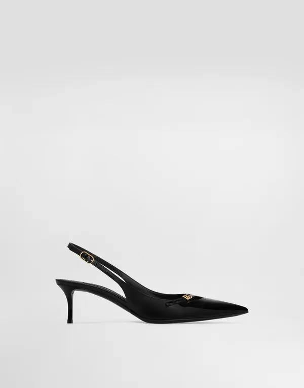 Dolce & Gabbana Slingback Collection Leather - Black
