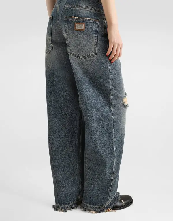 Dolce & Gabbana 5-pocket Denim Trousers Collection Multi-colored