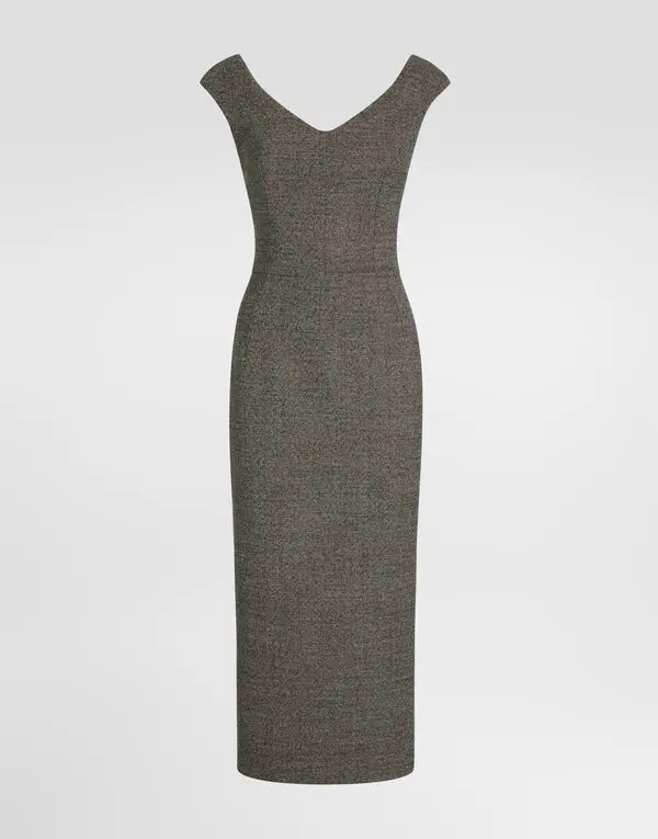Dolce & Gabbana Wool Sheath Dress Collection - Multicolor