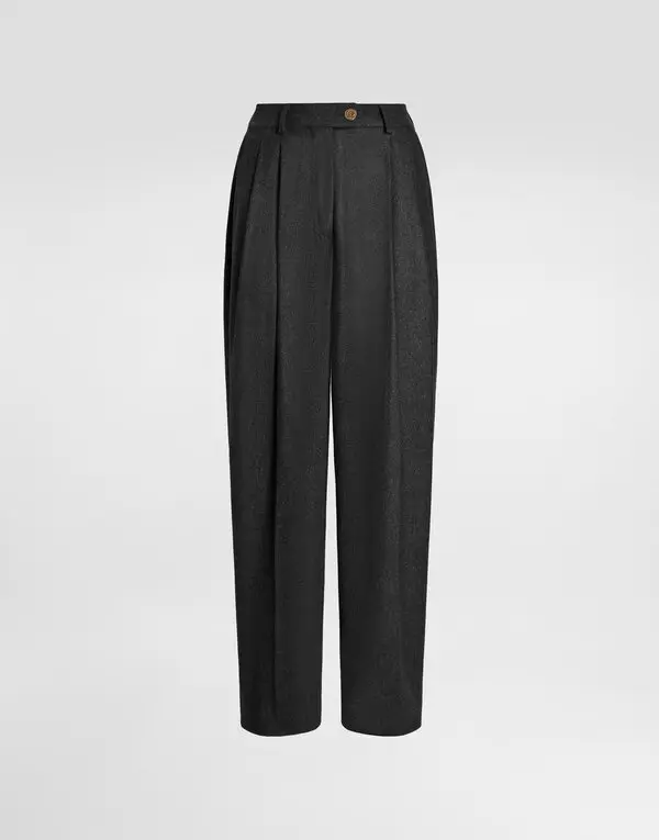 Dolce & Gabbana Wool Flannel Trousers Collection